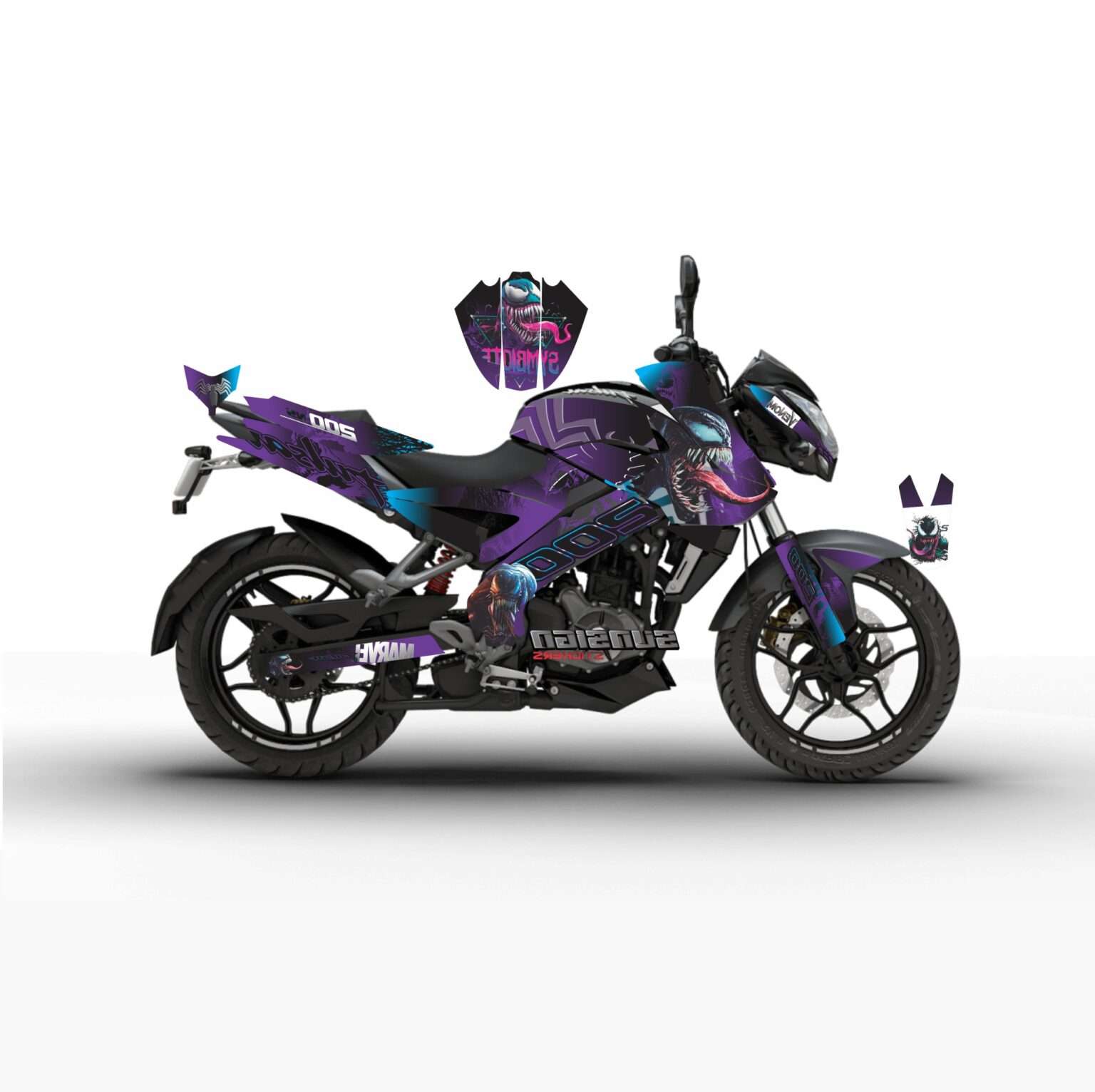 VIOLET VENOM - SunSign Sticker