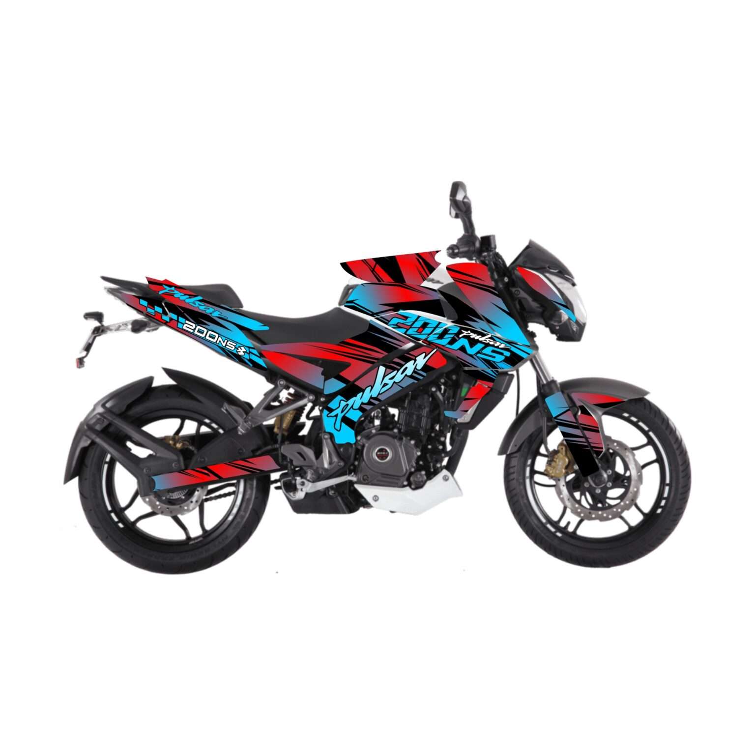 RED SHADE BLUE – SunSign Sticker