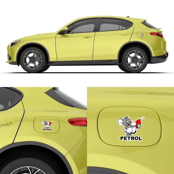Jerry Petrol Cap Sticker for Cars – SunSign Sticker